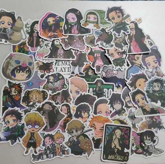 Demon Slayer | Design | Demon Slayer Anime Stickers 5 Pcs | Poshmark